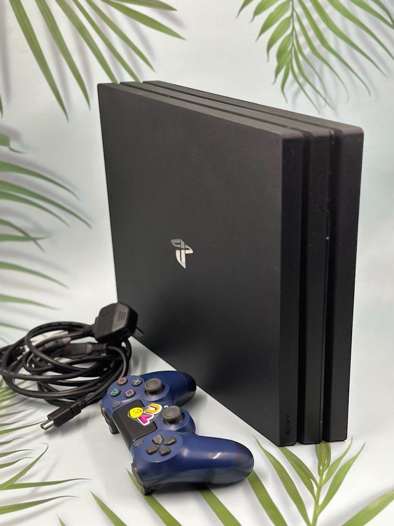 Sony PlayStation PS4 Pro 1TB 4K with 12 Original Premium Games, Video ...