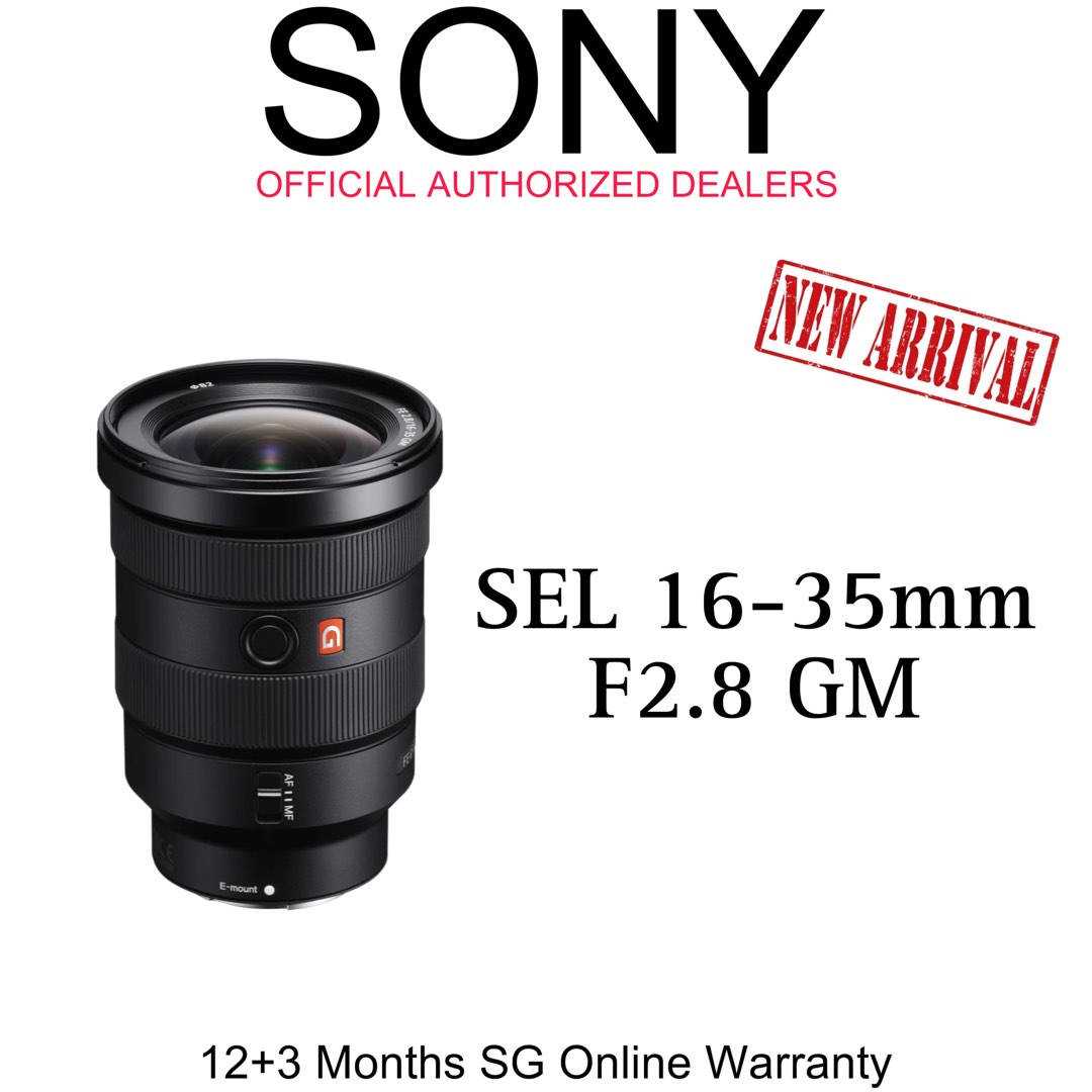 SONY SEL 16-35mm F2.8 GM2 Lens, Photography, Lens & Kits on Carousell