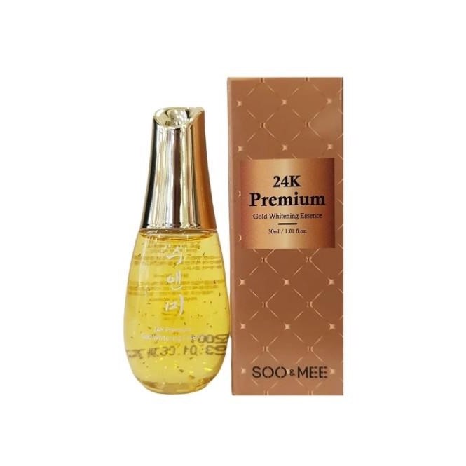 SOO&MEE 24k 金箔美白高導精華 12ML, 香水、美妝、保養, 臉部彩妝、保養與清潔, 護膚、清潔產品在旋轉拍賣