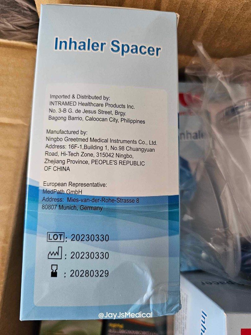 SPACER INHALER MEDUIM SIZE FOR COUGH, Health & Nutrition, Medical ...