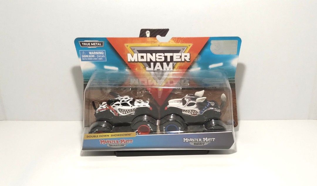 Spin Master Monster Jam Monster Mutt Dalmation & Monster Mutt Husky ...