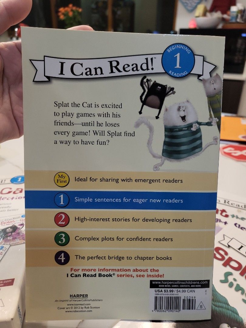 Splat the Cat Book Set ( Beginner 1 Reading), Hobbies & Toys, Books ...