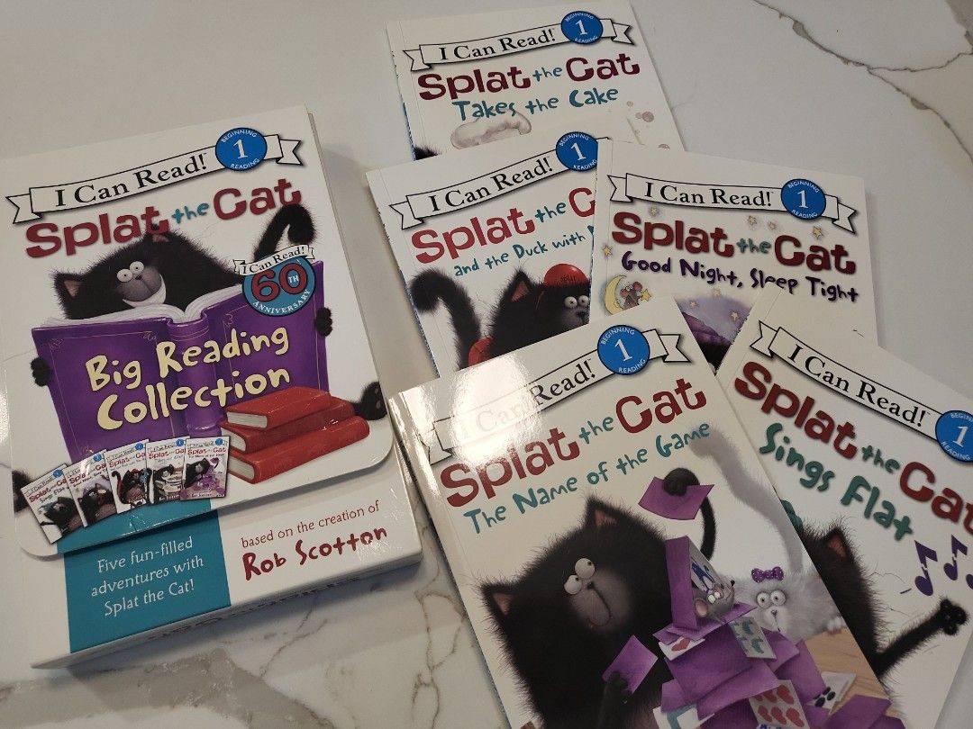 Splat the Cat Book Set ( Beginner 1 Reading), Hobbies & Toys, Books ...