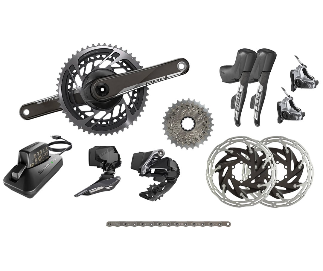 SRAM RED eTap AXS 12 Speed D1 HRD Fully Wireless Electronic Hydraulic ...