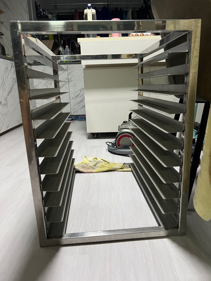 Stainless Steel Commercial Oven Baking Tray Rack , Furniture & Home ...