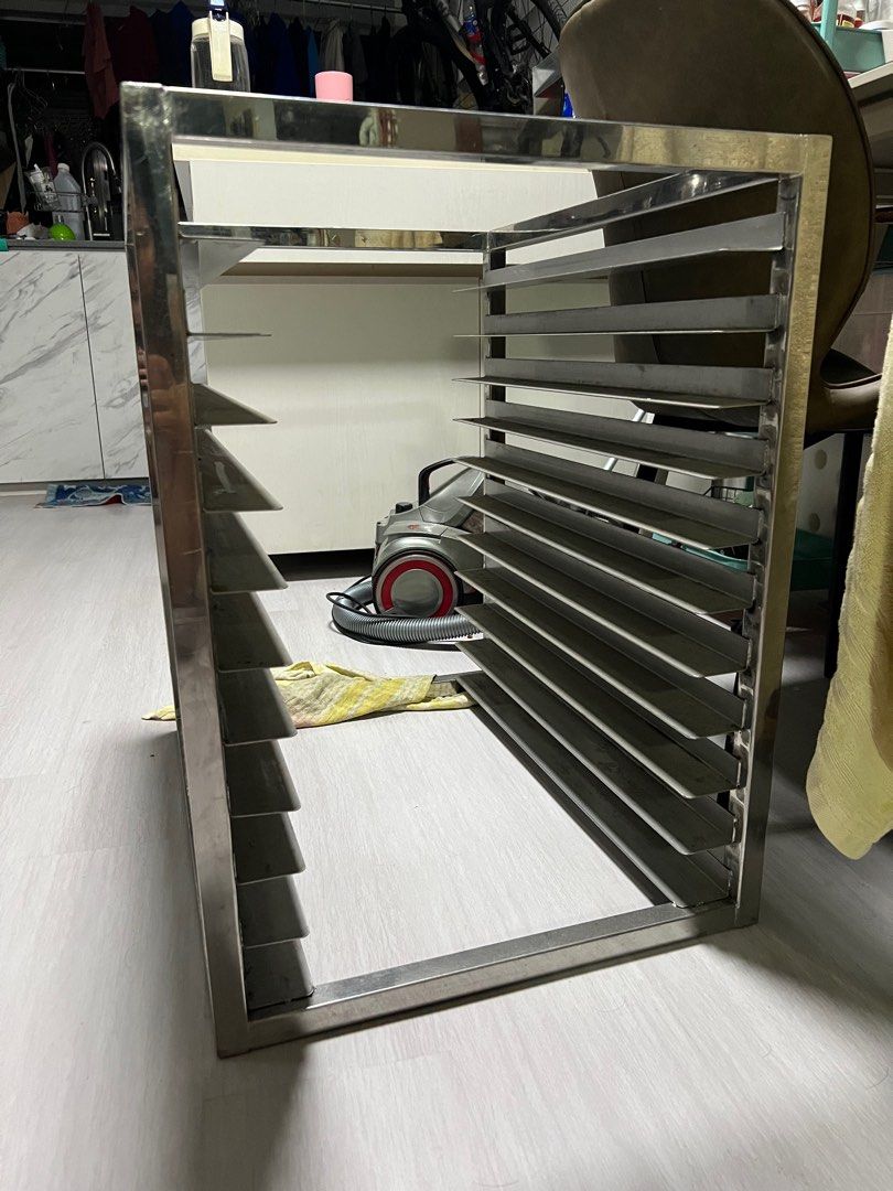 Stainless Steel Commercial Oven Baking Tray Rack , Furniture & Home ...