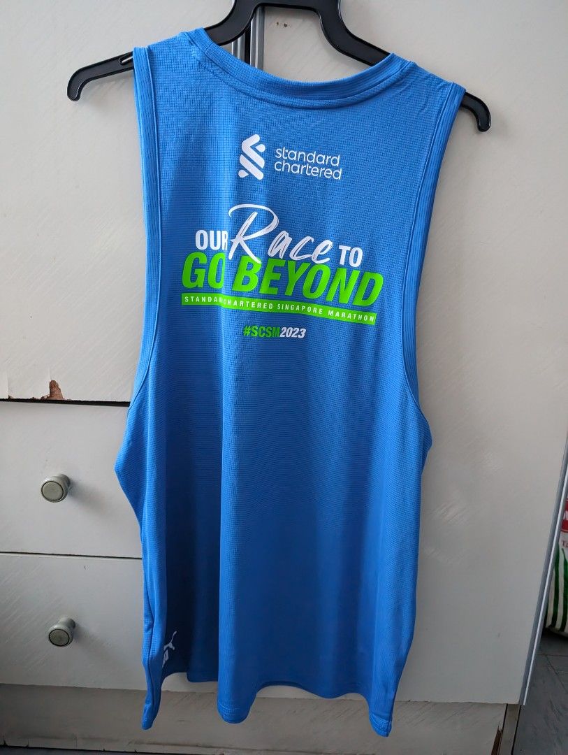 Standard Chartered Marathon 2023 Singlet, Men's Fashion, Activewear on ...