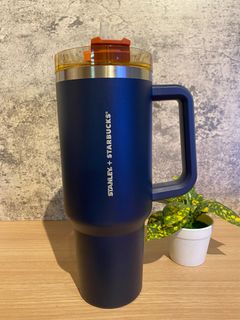 Starbucks x Stanley Navy Blue 40oz Philippines exclusive, Furniture ...