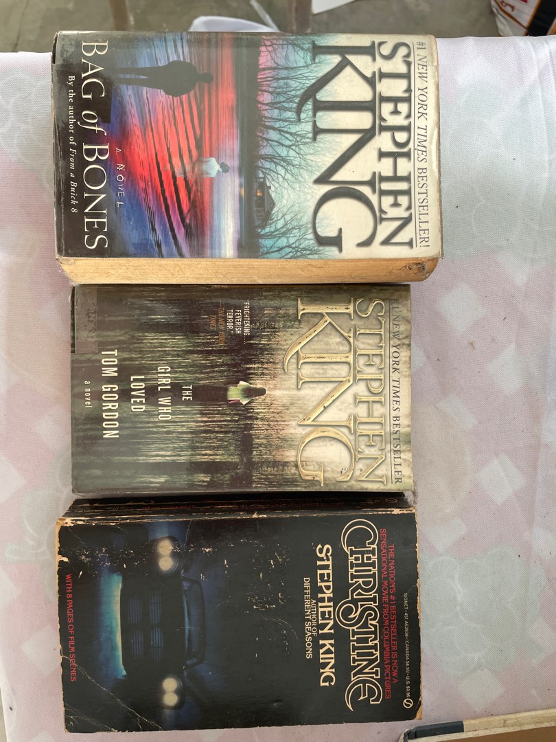 Stephen King Set of 3 Books, Hobbies & Toys, Books & Magazines, Fiction ...