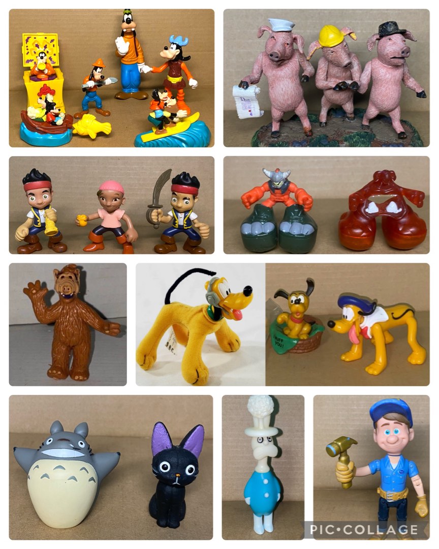 Studio Ghibili finger puppets Totoro / Kiki's Delivery Service Jiji ...