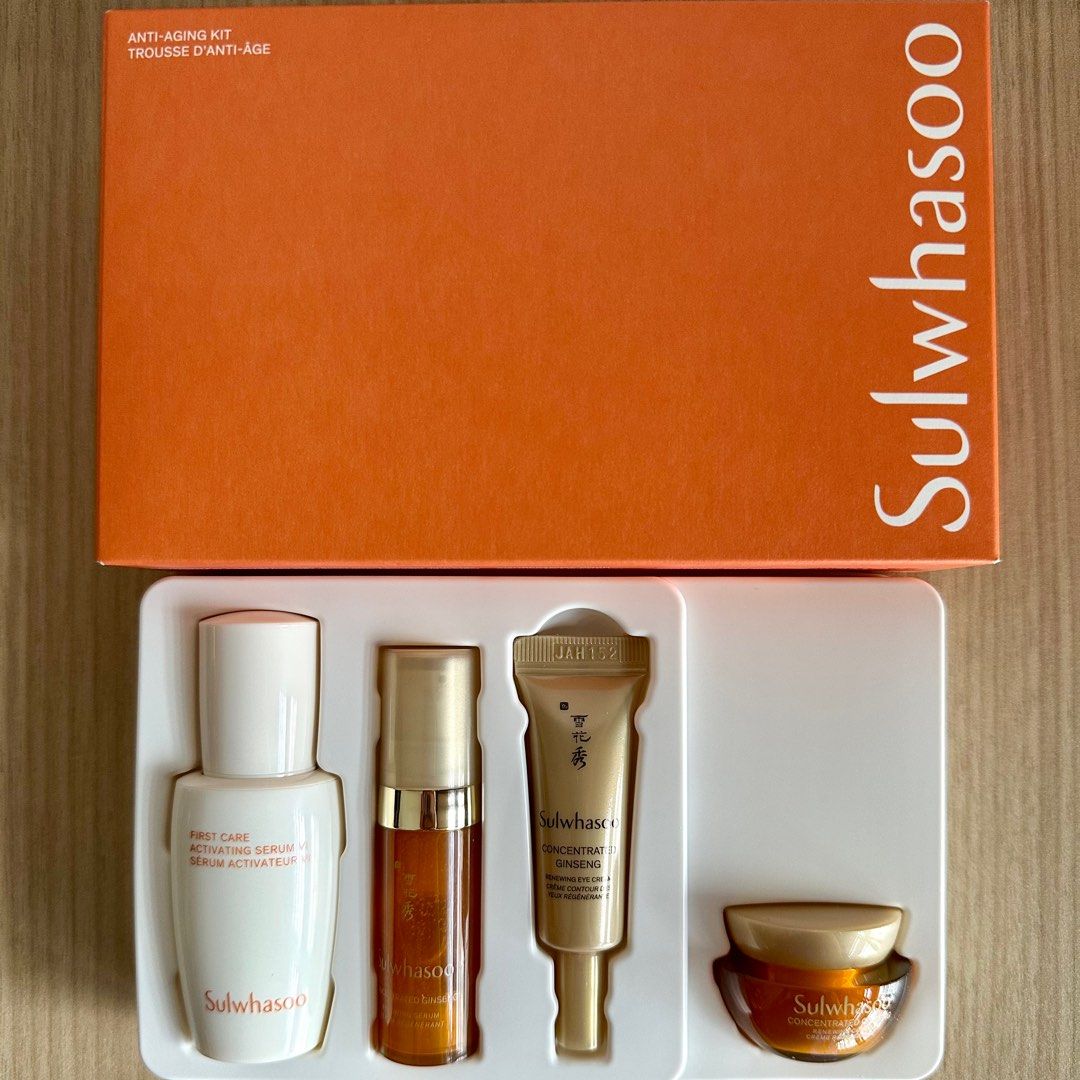 Sulwhasoo Anti-Aging Kit (First Care Activating Serum, Concentrated ...