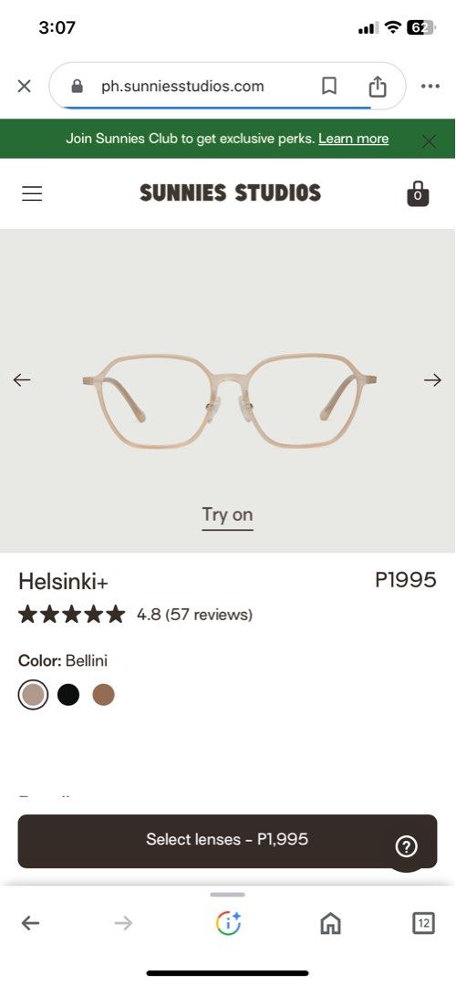 Sunnies Specs Helsinki Bellini w/ Receipt, Women's Fashion, Watches ...