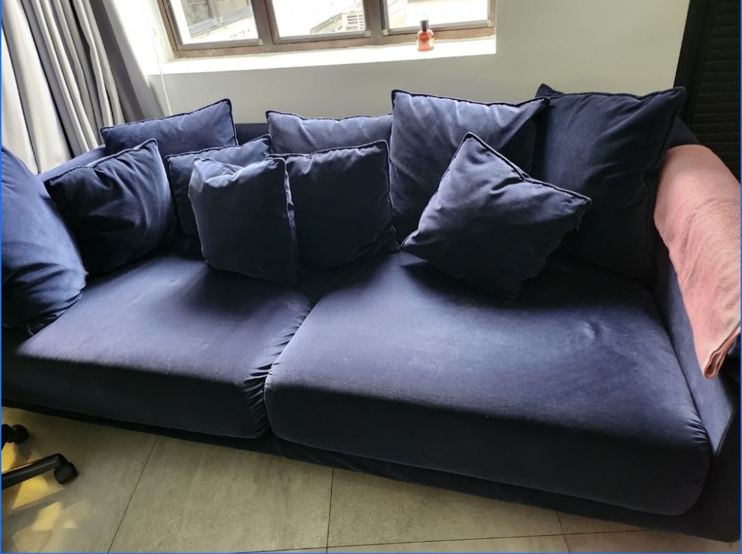 Super Comfortable Deep Seat Sofa - Barely Used, Furniture & Home Living ...