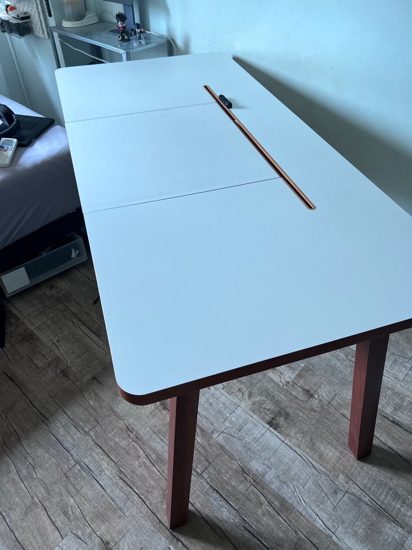 Table with build in drawer/cable management, Furniture & Home Living ...