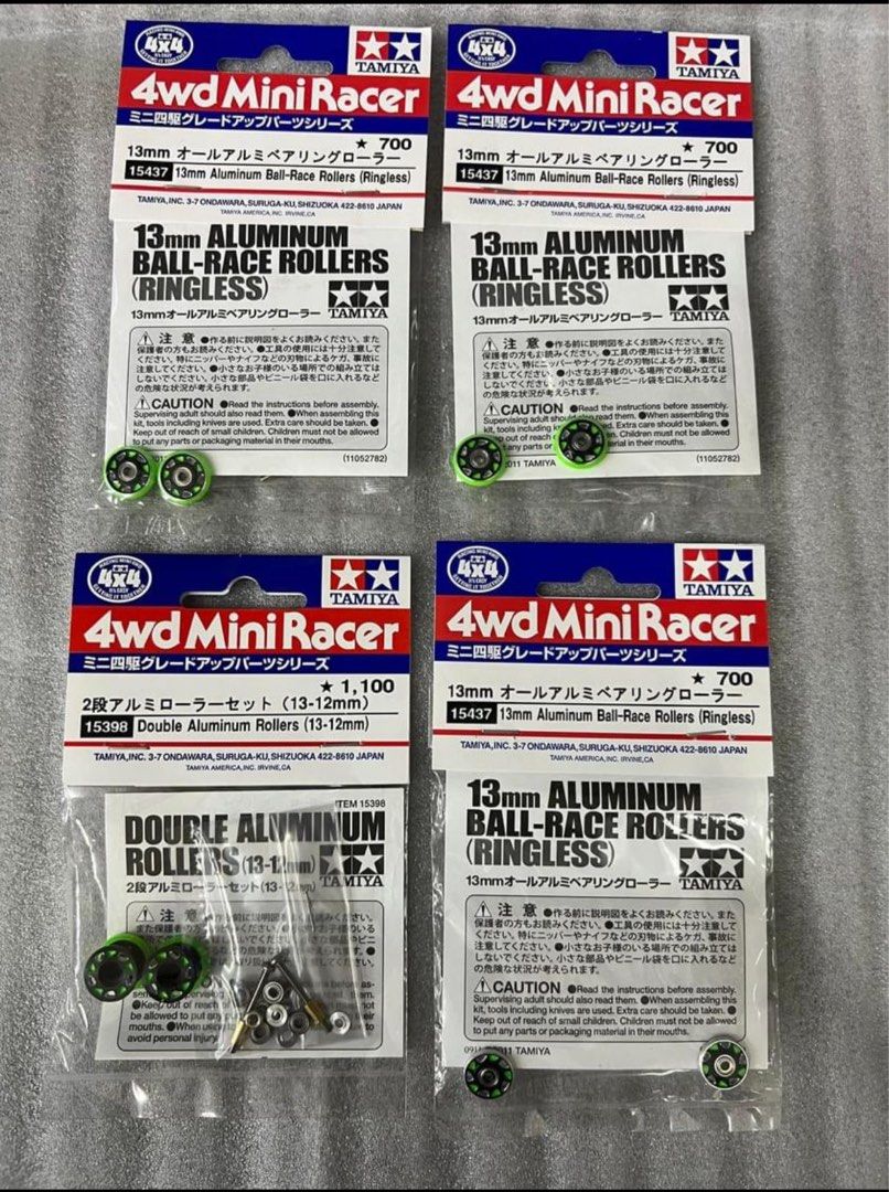 Tamiya CNC rollers set mini 4wd, Hobbies & Toys, Toys & Games on Carousell
