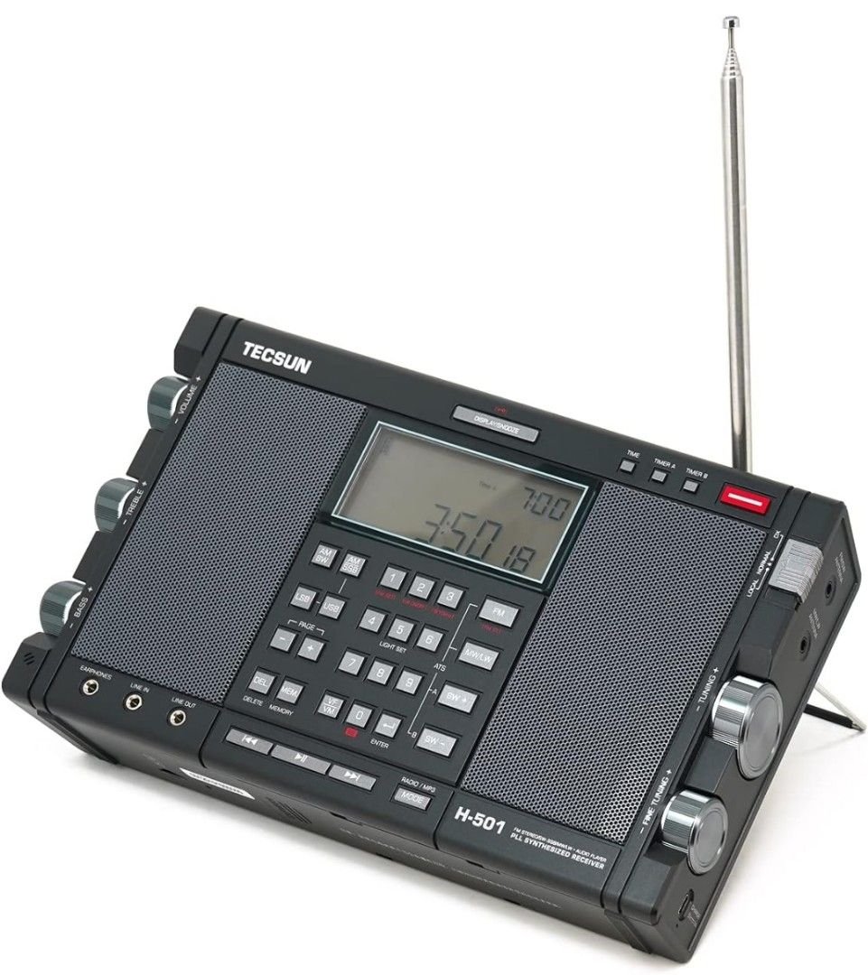Tecsun H501 Digital Worldband AM/FM Shortwave Longwave Radio with SSB ...
