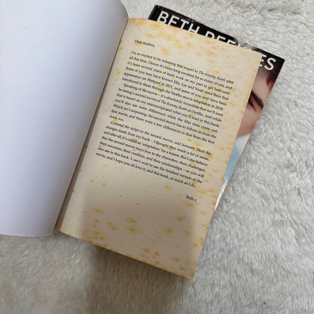 The Kissing Booth Books, Hobbies & Toys, Books & Magazines, Fiction ...