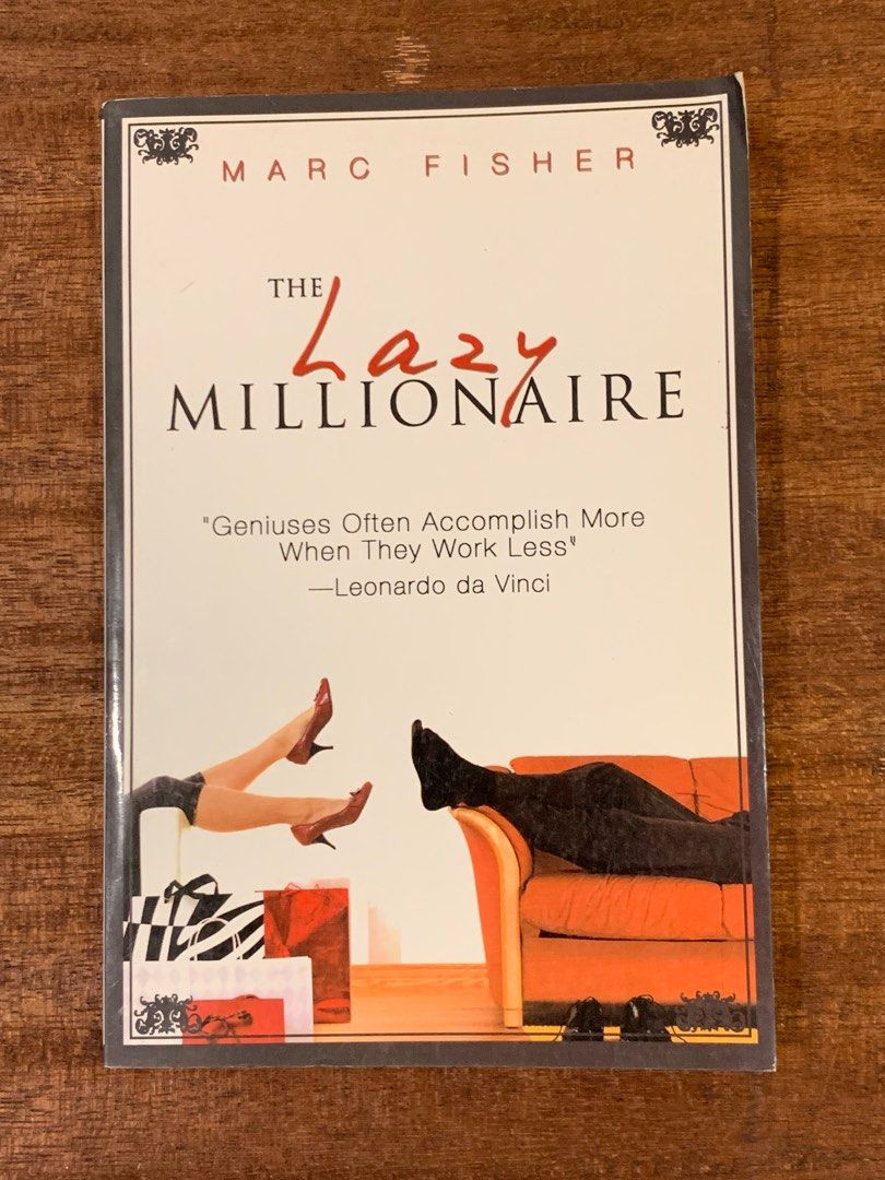 The Lazy Millionaire book by Marc Fisher, Hobbies & Toys, Books ...