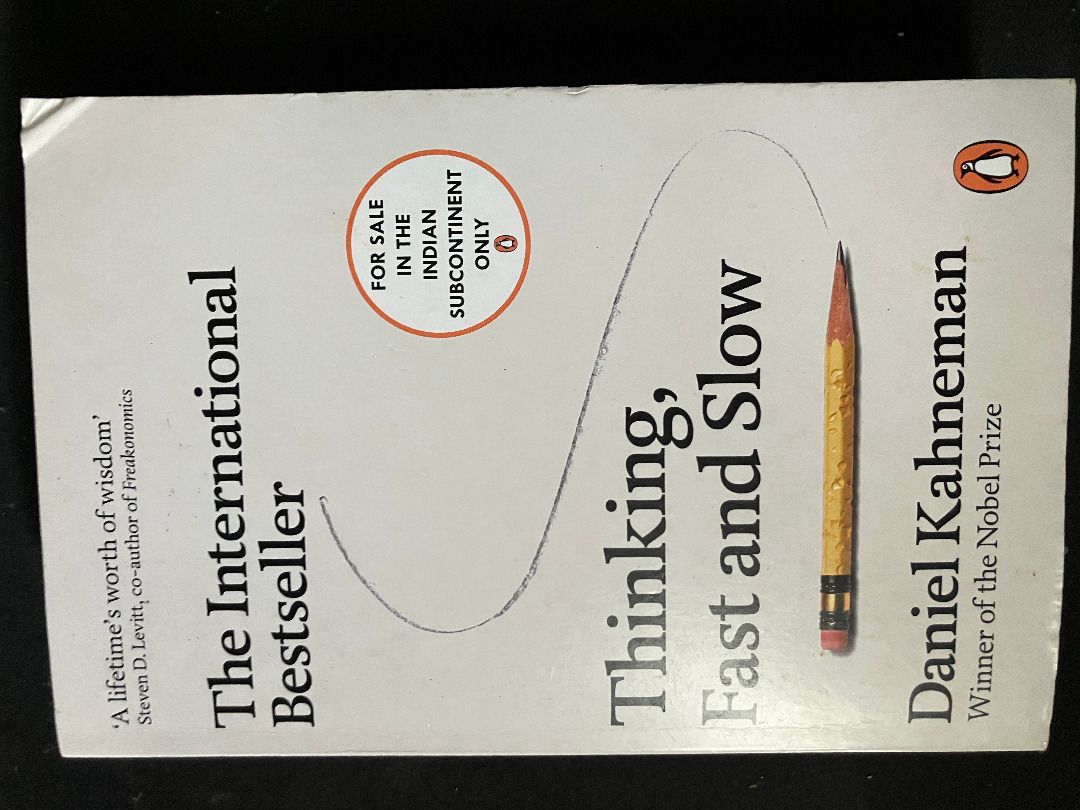 Thinking, Fast and Slow Paperback by Daniel Kahneman, Hobbies & Toys ...