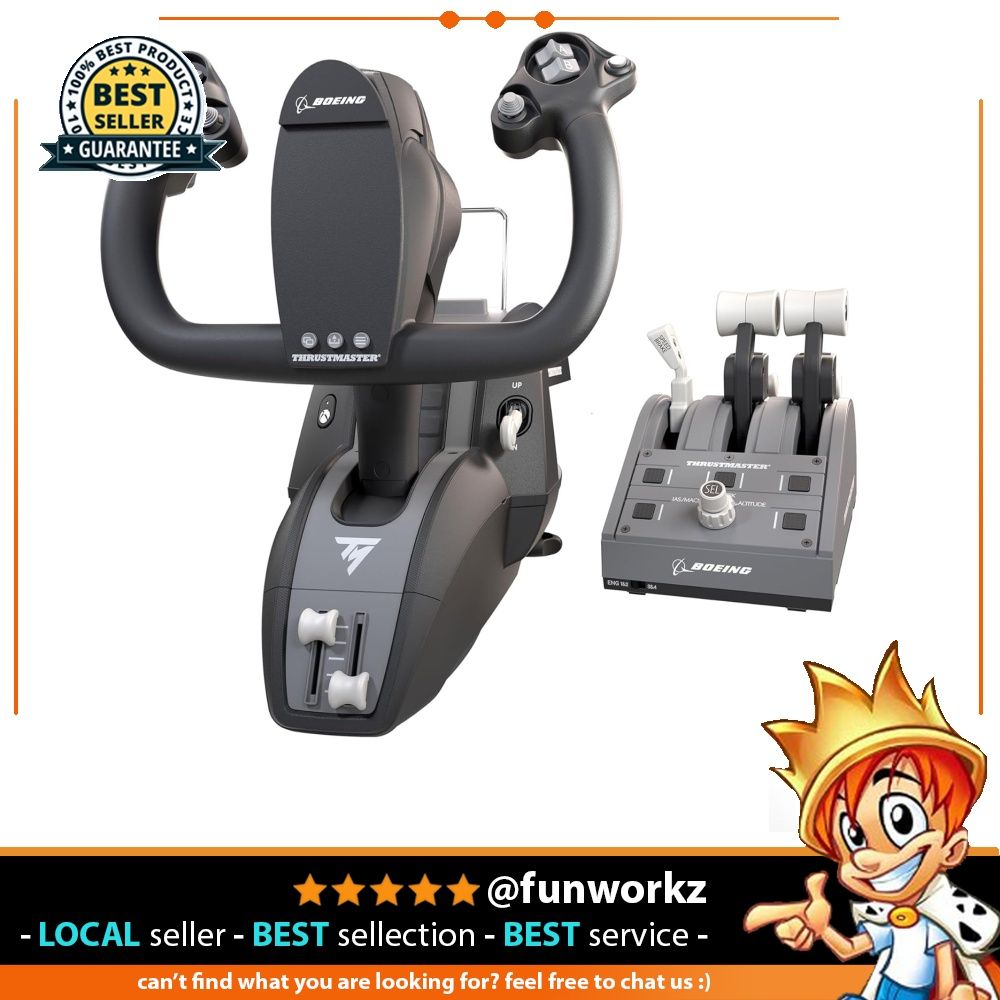 Thrustmaster TCA Yoke PACK Boeing Edition (Xbox Series X/S, PC), Video ...