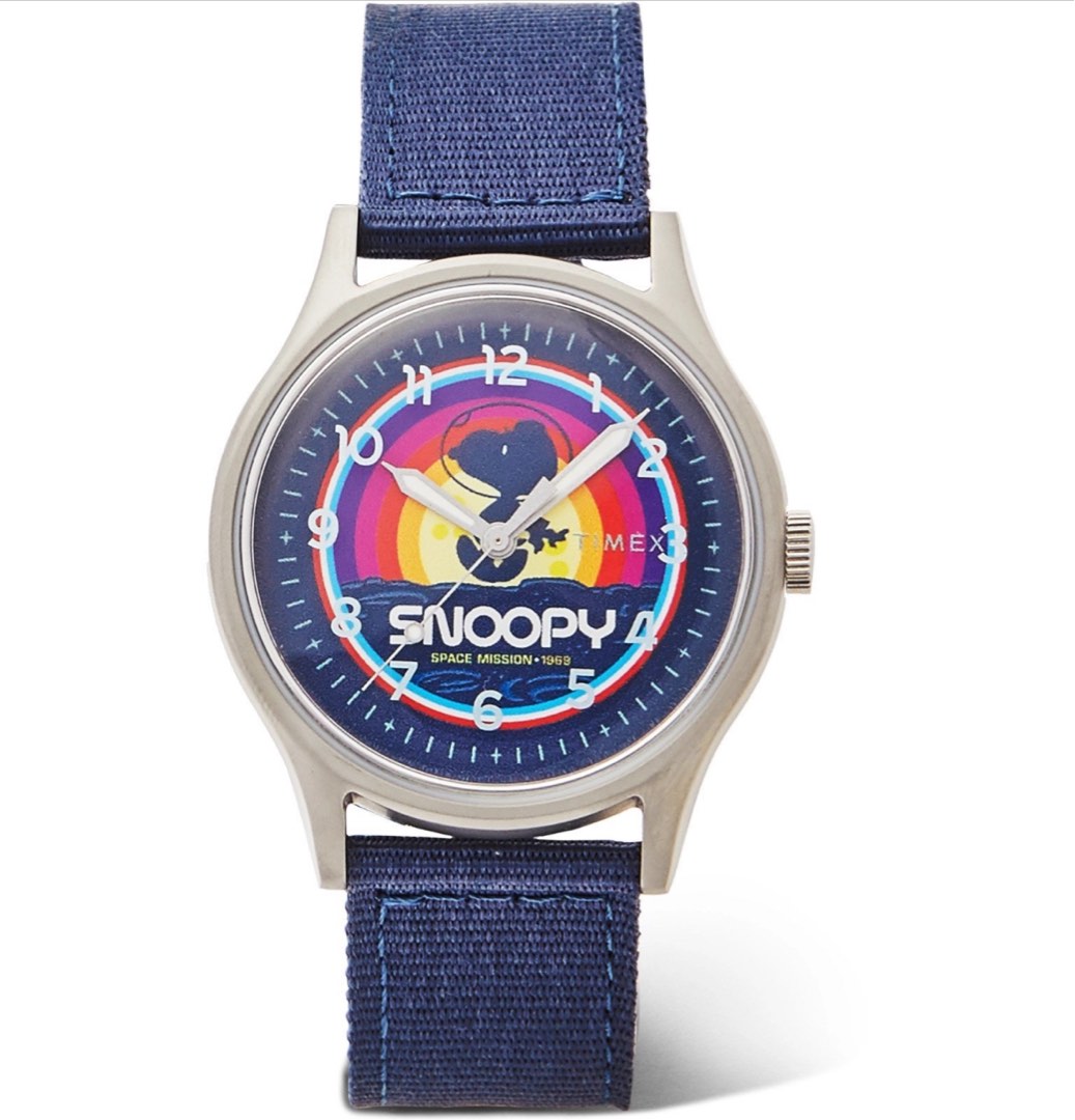 Timex Snoopy in space Mk1 watch bnib, Luxury, Watches on Carousell