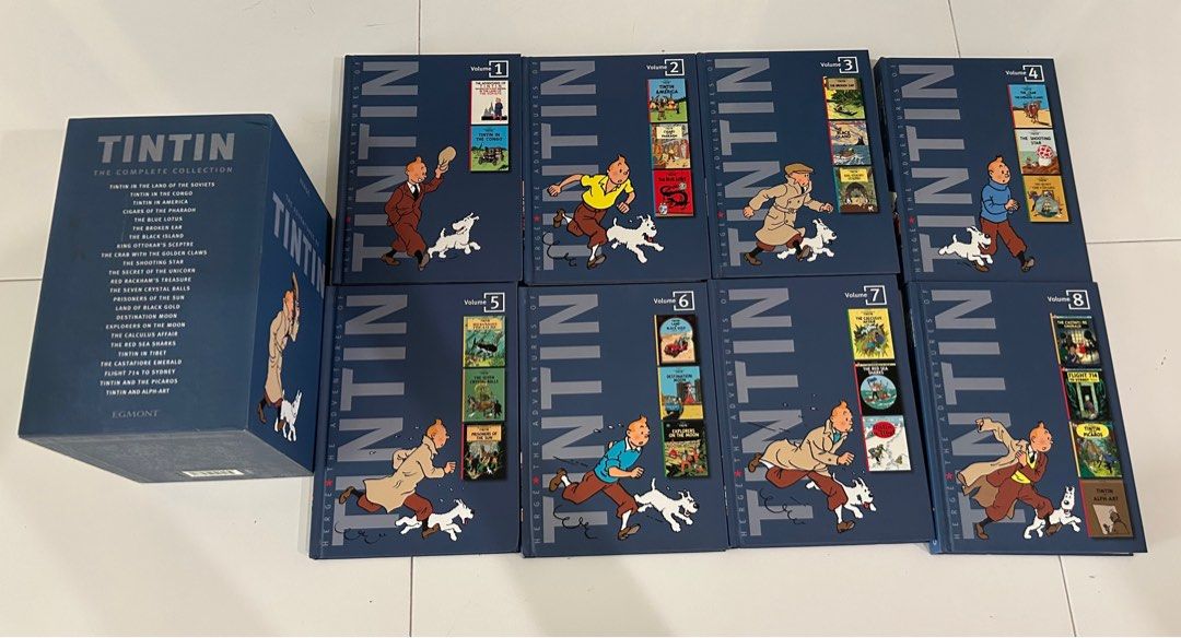 Tin Tin Comic hardcover books, Hobbies & Toys, Books & Magazines ...