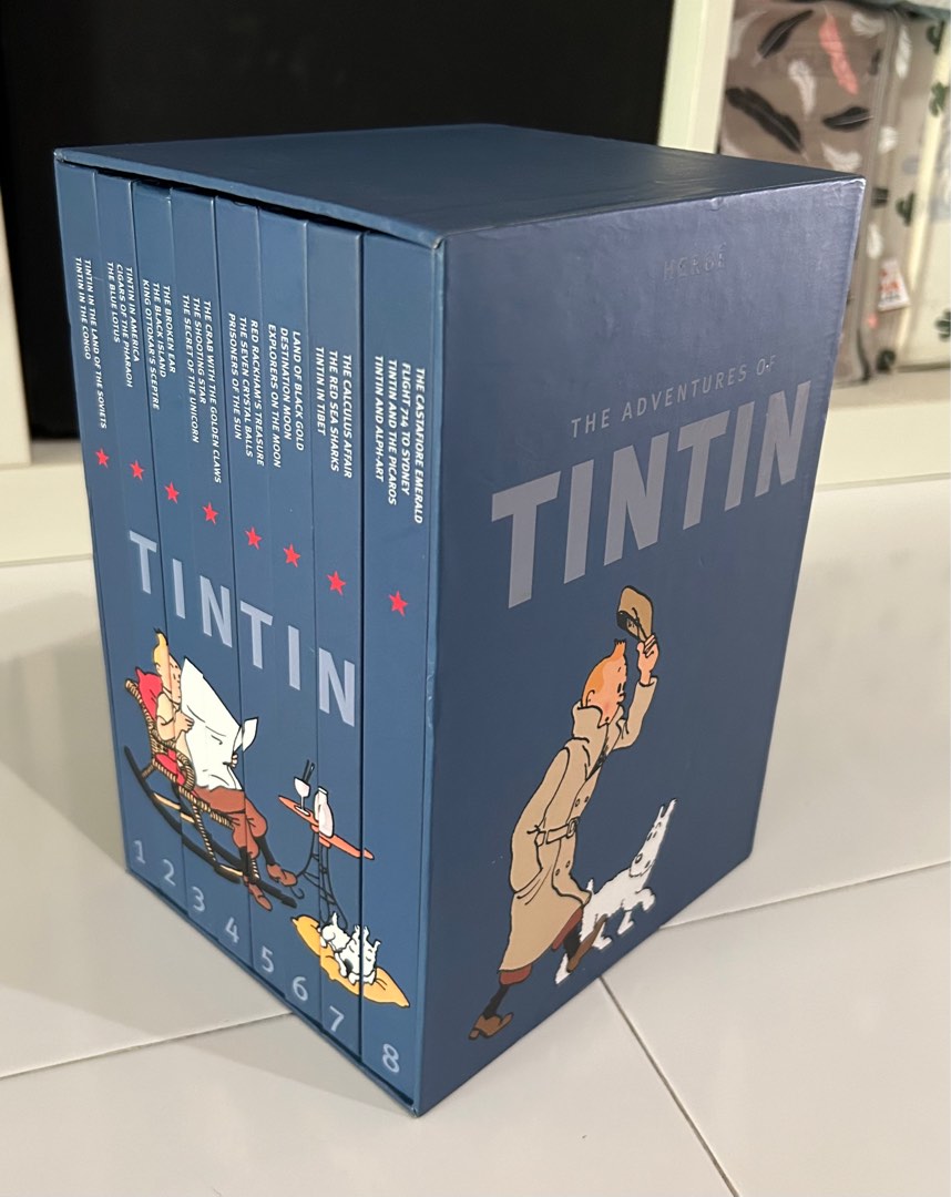 Tin Tin Comic hardcover books, Hobbies & Toys, Books & Magazines ...