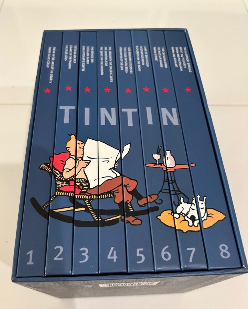 Tin Tin Comic hardcover books, Hobbies & Toys, Books & Magazines ...