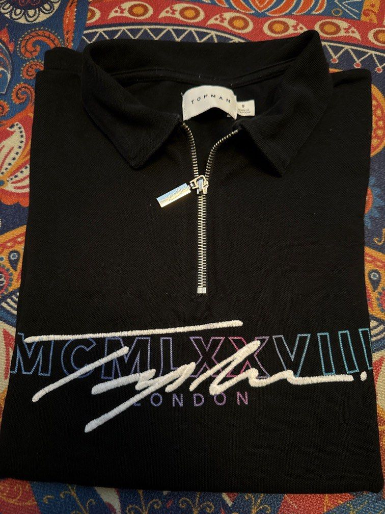 Topman signature zip polo, Men's Fashion, Tops & Sets, Tshirts & Polo ...