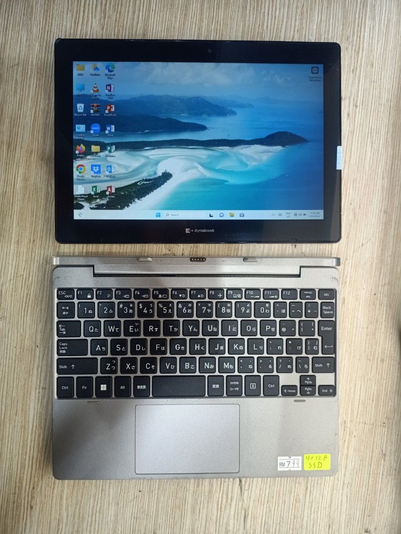 Toshiba dynabook 2 in 1 laptop and Tablet touchscreen, Computers & Tech ...