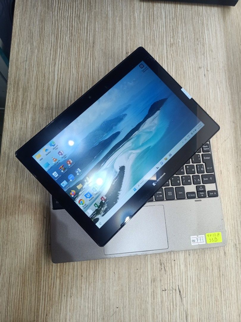 Toshiba dynabook 2 in 1 laptop and Tablet touchscreen, Computers & Tech ...