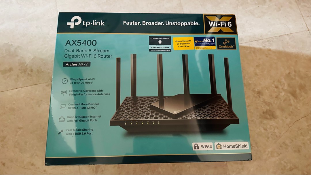 TP-Link Archer AX72, Computers & Tech, Parts & Accessories, Networking ...