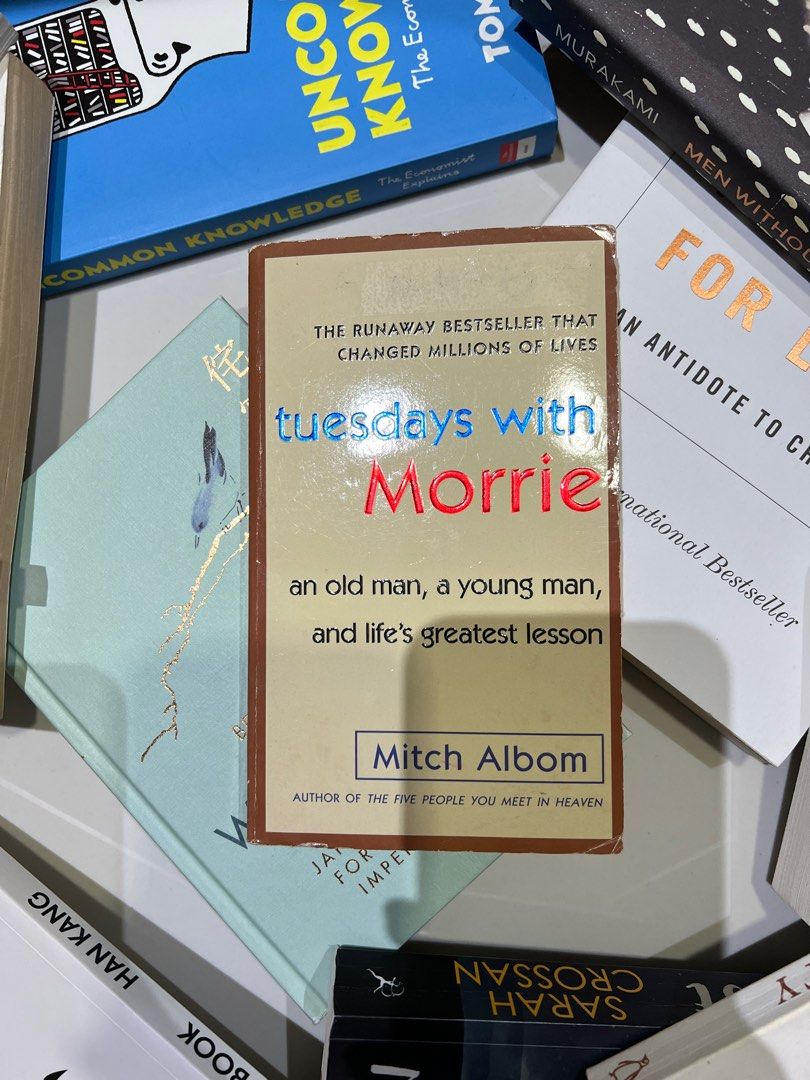 Tuesdays with Morrie - Mitch Albom, Hobbies & Toys, Books & Magazines ...