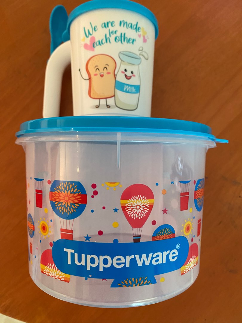 Tupperware container +Tupperware Cup(2 for $14.90), Furniture & Home ...