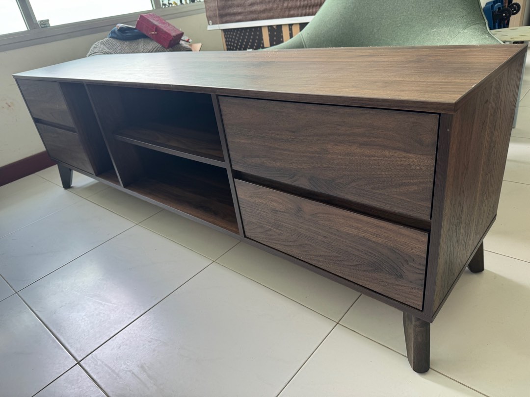 TV Console 2M, Furniture & Home Living, Furniture, TV Consoles on Carousell