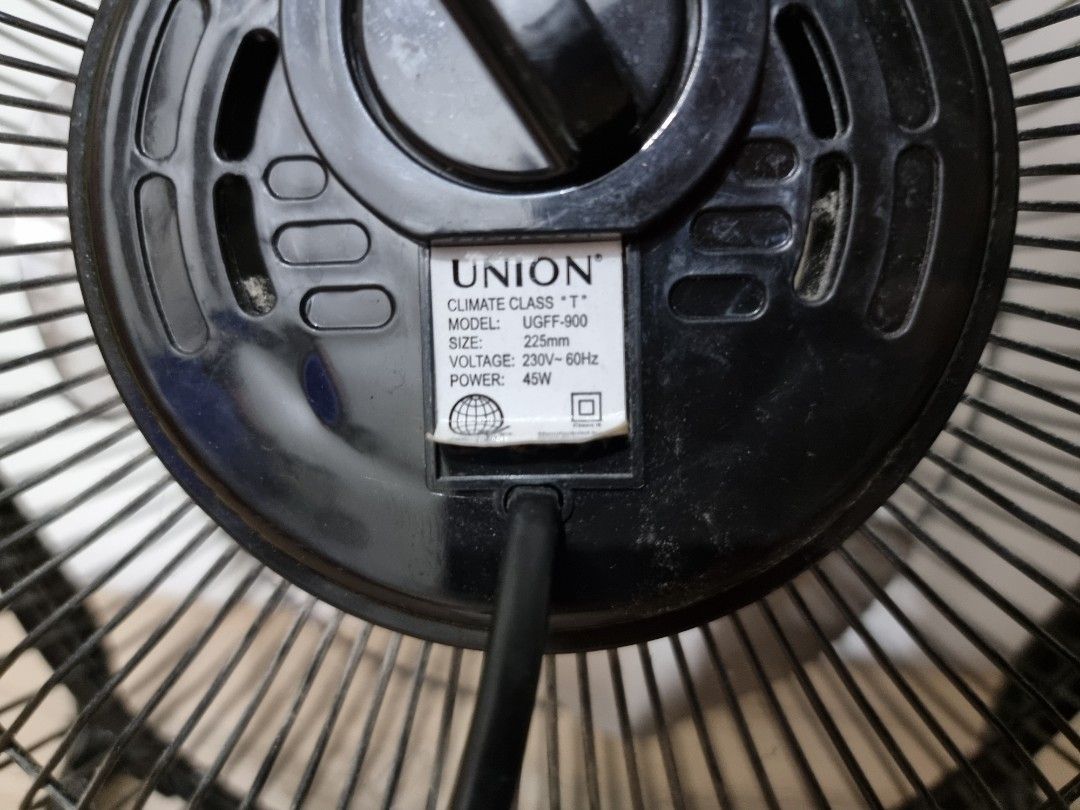 Union Floor Fan, Furniture & Home Living, Lighting & Fans, Fans on ...