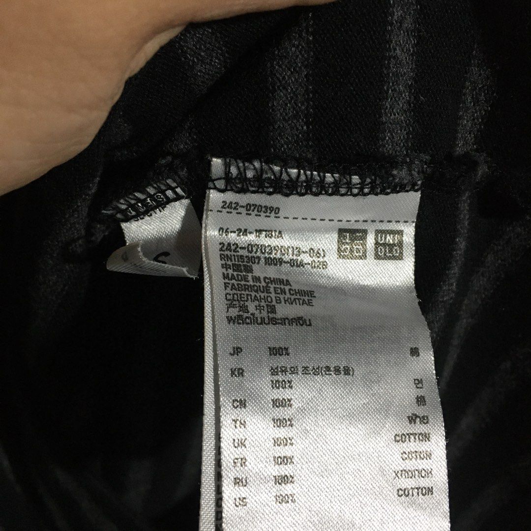 Uniqlo Classic Border Cut-and-Sew Long Sleeve, Women's Fashion, Tops ...