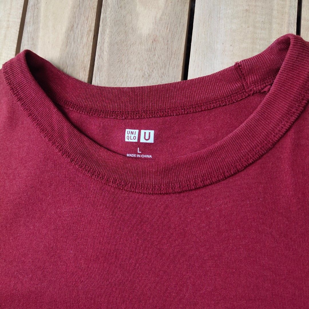 UNIQLO CREW NECK PLAIN SHIRT, Women's Fashion, Tops, Shirts on Carousell
