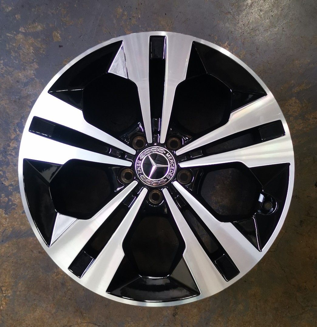 Used 18" Original Mercedes Rims, Car Accessories, Tyres & Rims on Carousell