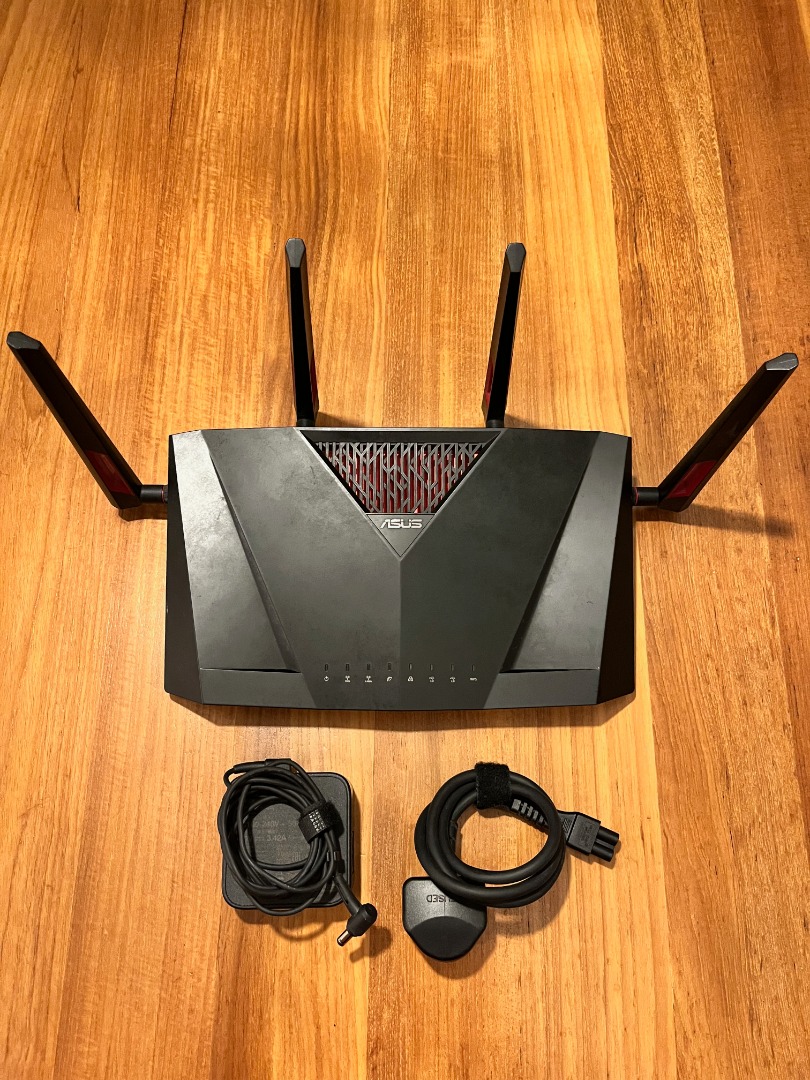 Used Asus RT-AC88U AC3100 Dual Band WiFi Gaming Router, Computers ...