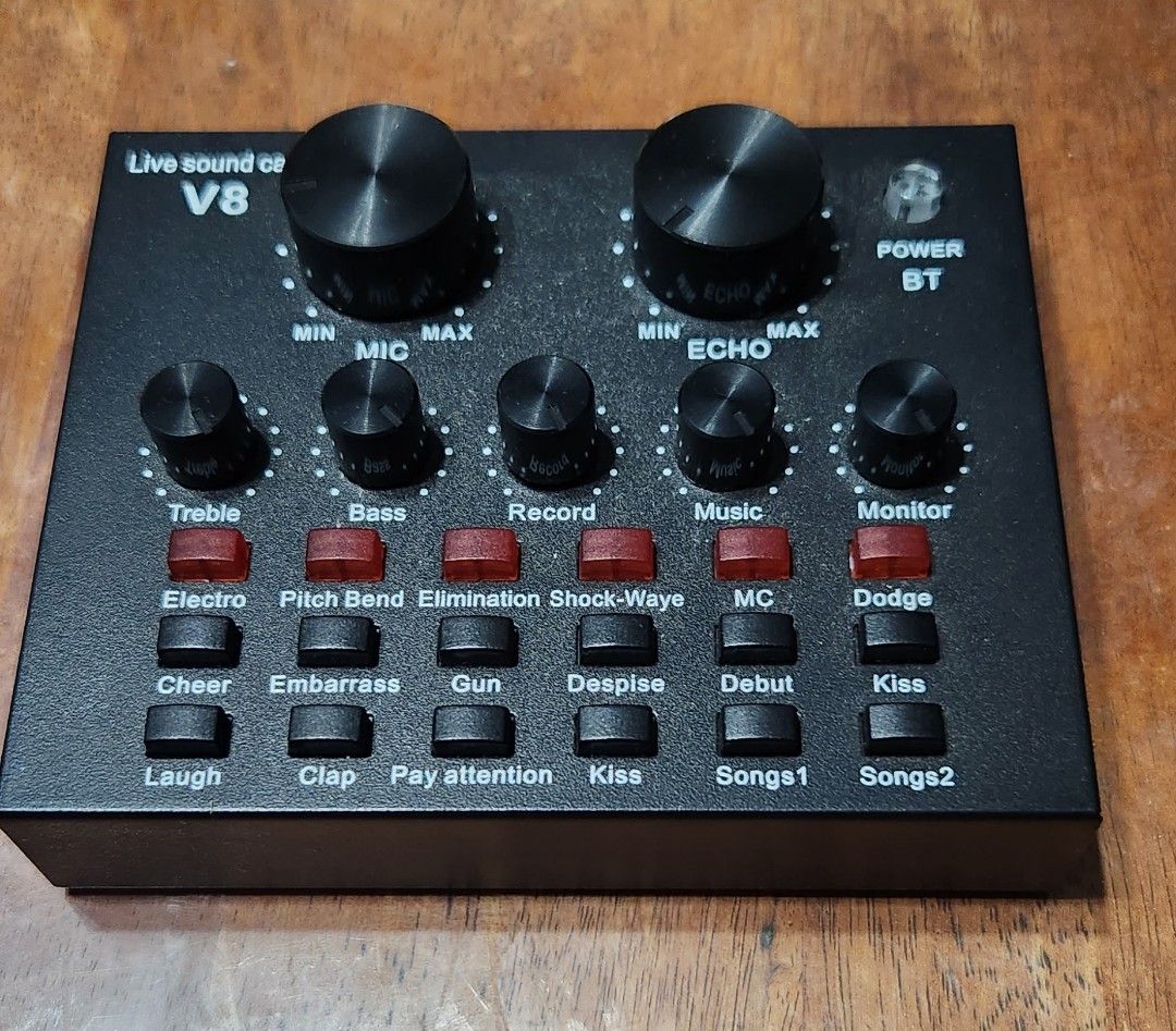 V8 Professional Live Sound Card, Hobbies & Toys, Music & Media, Music ...