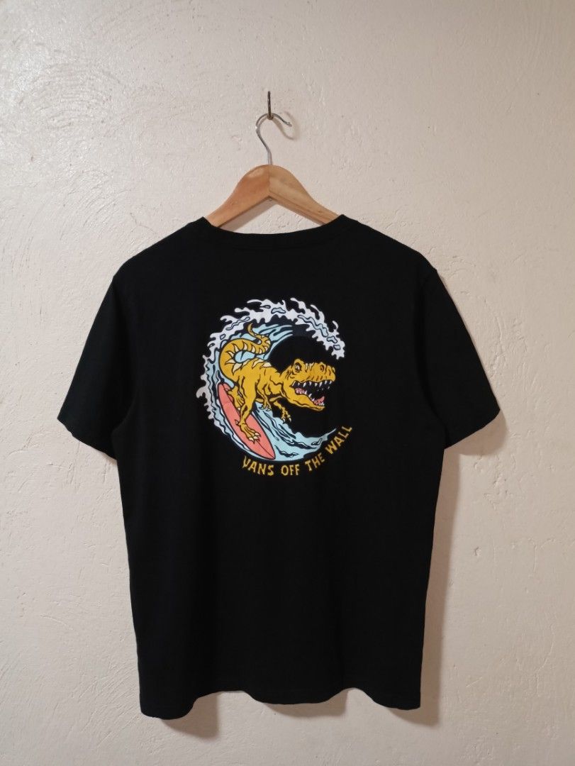 Vans surfing T-Rex, Men's Fashion, Tops & Sets, Tshirts & Polo Shirts ...