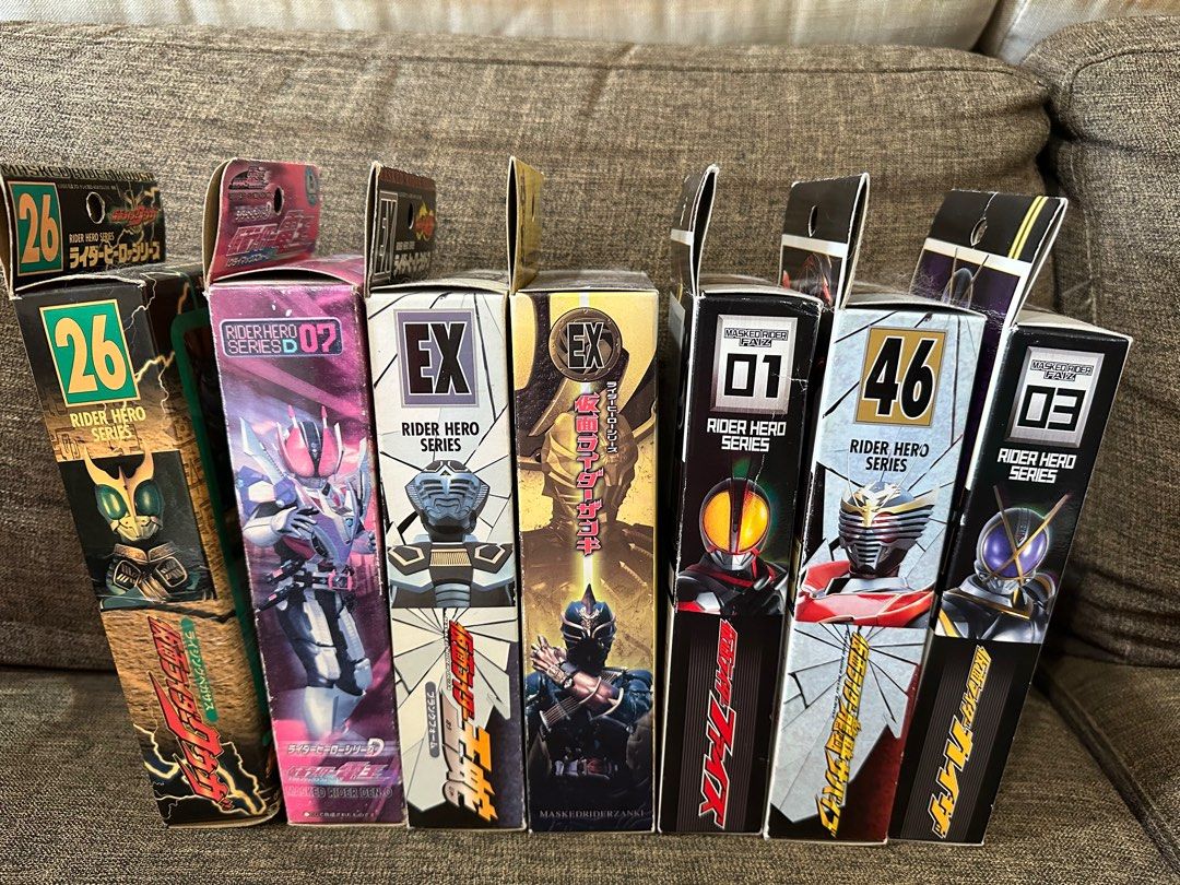 Varieties Masked Riders Sofubi, Hobbies & Toys, Toys & Games on Carousell