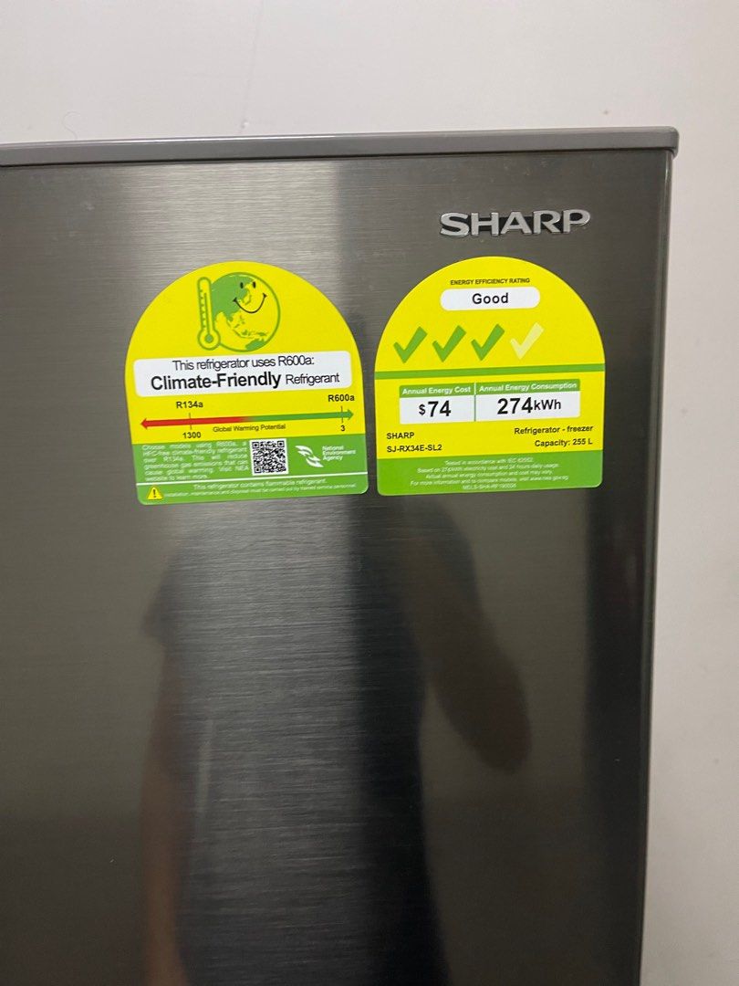 Very new sharp 255L refrigerator / fridge, TV & Home Appliances ...