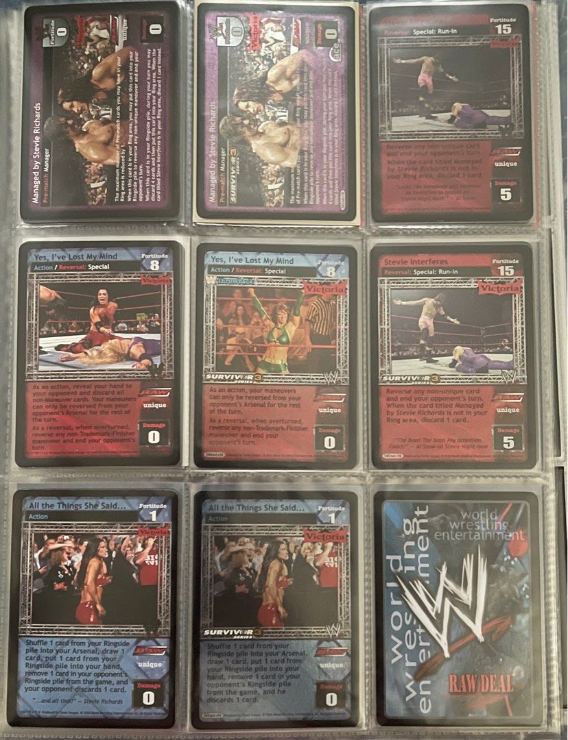 Victoria Full Set WWF WWE RAW DEAL, Hobbies & Toys, Toys & Games on ...