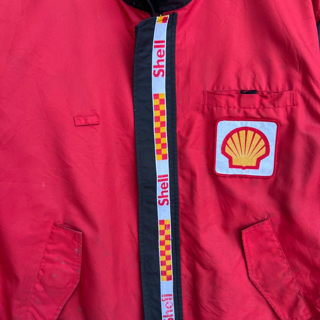 Vintage Shell Racing Mesh Lining Work Jacket, Women's Fashion, Coats ...