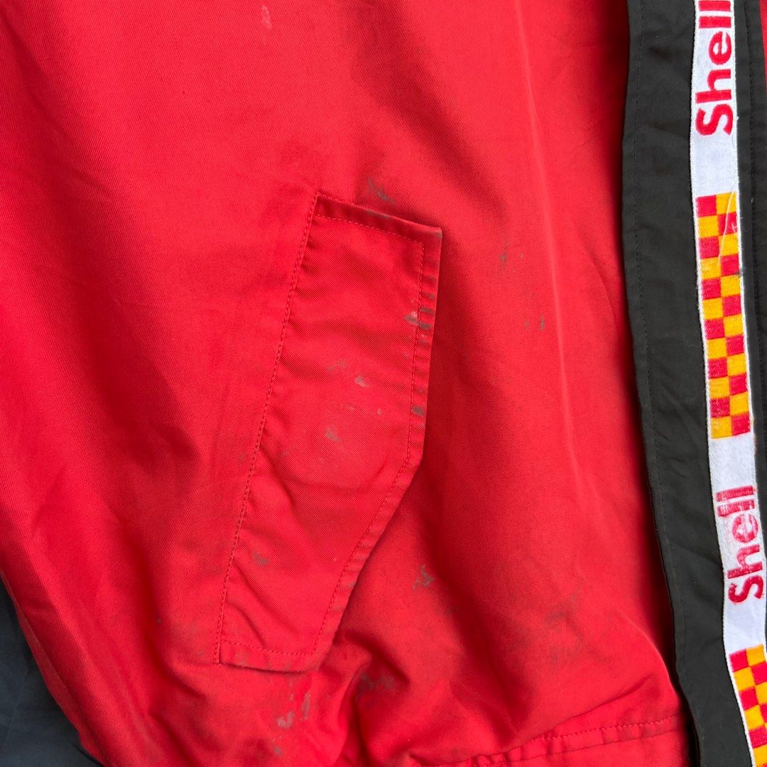 Vintage Shell Racing Mesh Lining Work Jacket, Women's Fashion, Coats ...