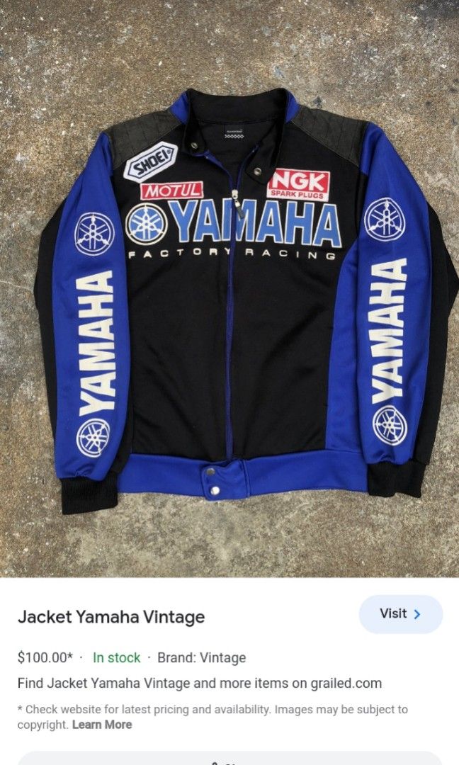 VINTAGE YAMAHA RACING JACKET, Men's Fashion, Coats, Jackets and ...