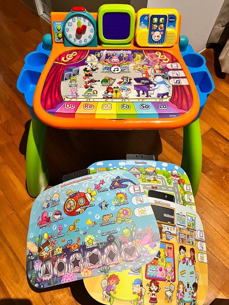 VTech Activity Table, Hobbies & Toys, Toys & Games on Carousell