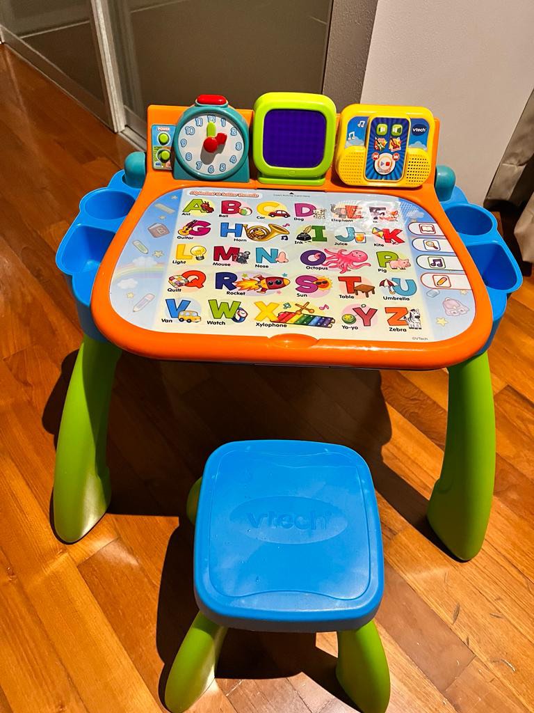 VTech Activity Table, Hobbies & Toys, Toys & Games on Carousell